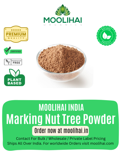 Ayurvedic 100% Pure Marking Nut Tree Powder | Ekanayakam Podi | Bala ...