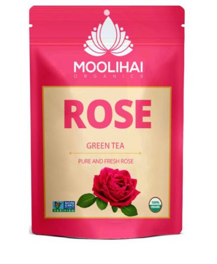 100% Whole Leaf & Natural Rose Petals | Rose Green Tea | Gulab Patti ...