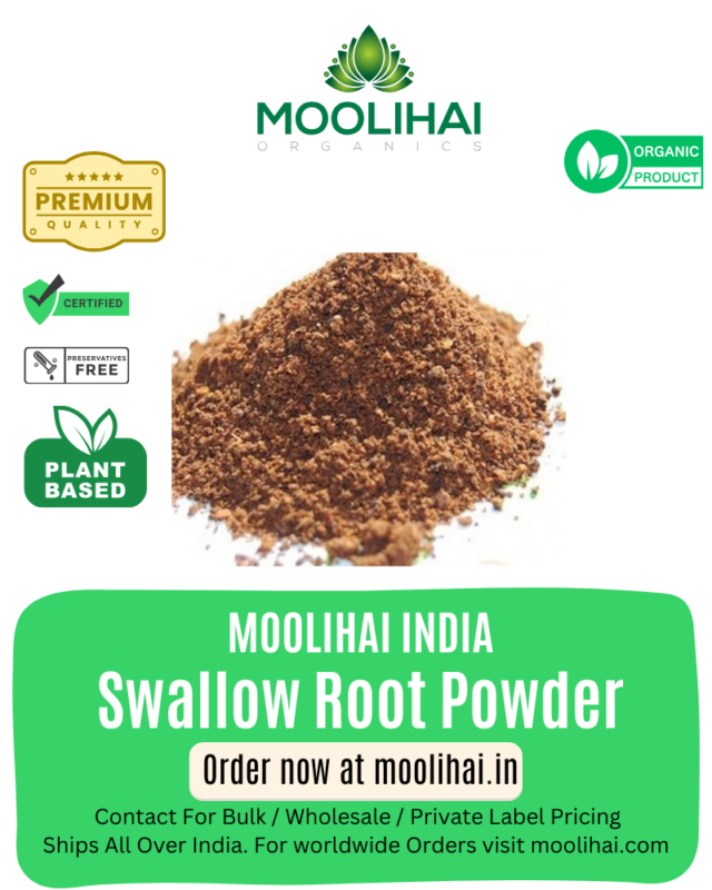 Buy Natural Ayurvedic 100% Pure Swallow Root Powder | Magali Kilangu ...