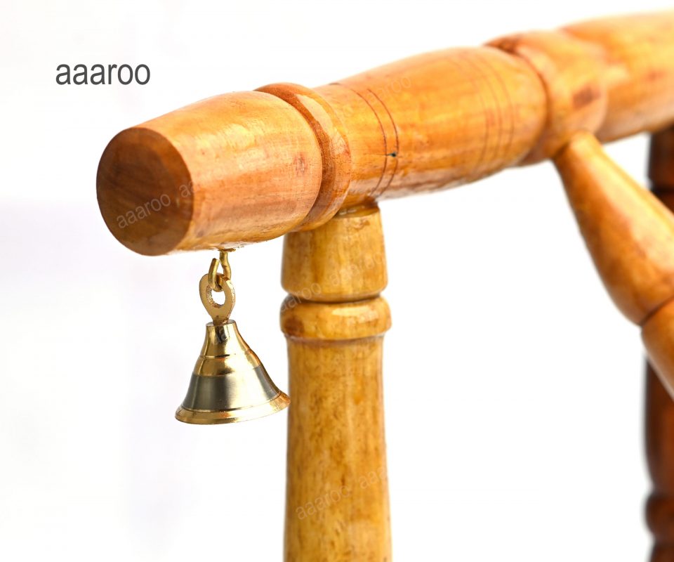 Traditional Wooden Walker With Bells / Nadai Vandi for Babies ...