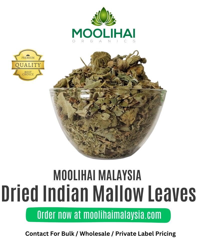 Dried Indian Mallow Leaves / Thuthi ilai – Moolihai Malaysia