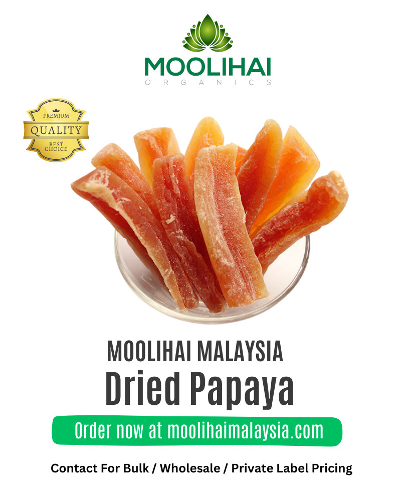Dried Papaya - Moolihai Malaysia