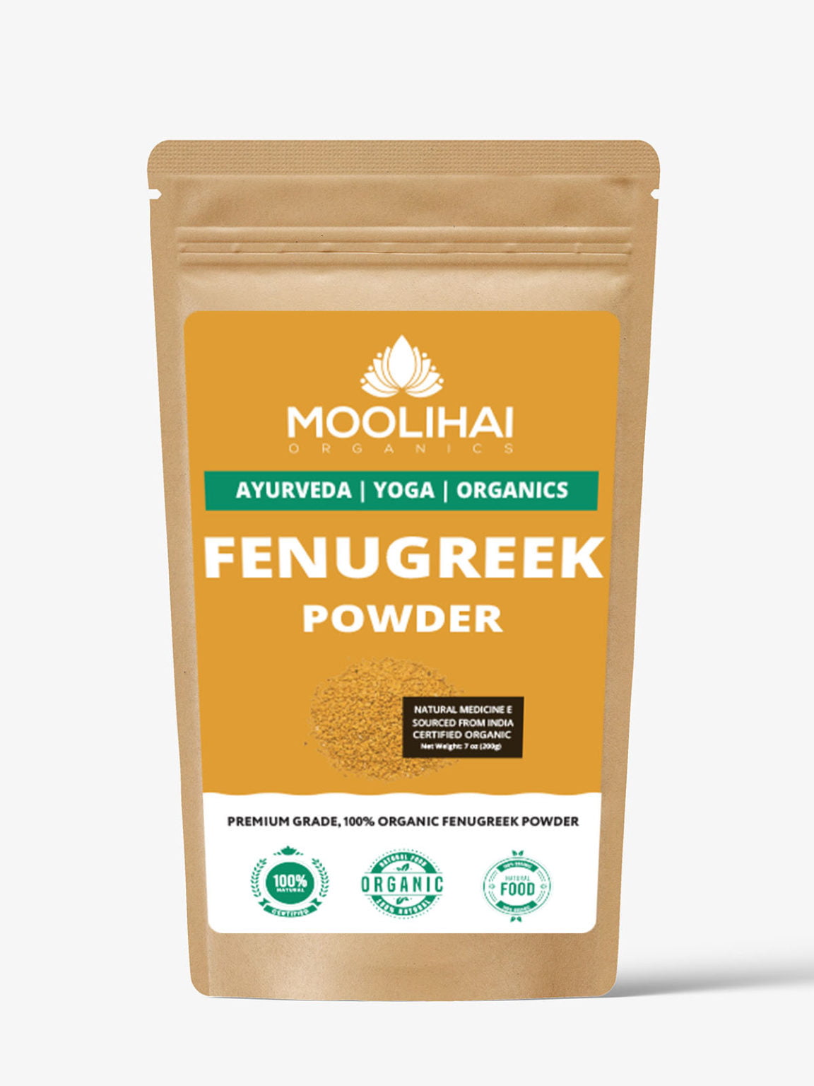 Organic Fenugreek Powder | Meethi Powder | Venthayam Podi | Trigonella ...