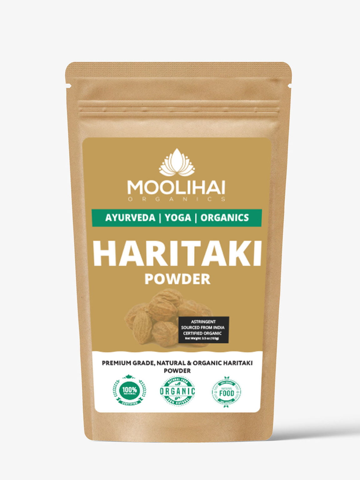 Organic Haritaki Powder | Kadukkai Powder | Terminalia Chebula ...