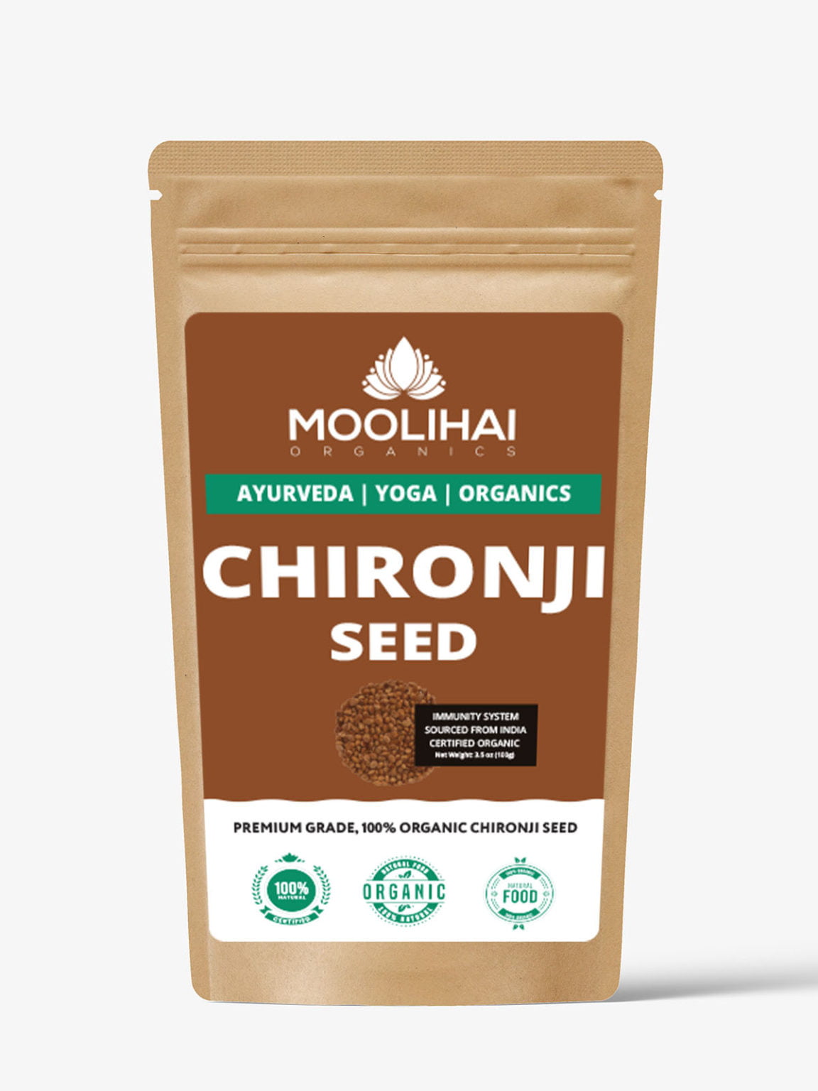 Buy Organic Chironji Seed | Sara Paruppu | Charoli Nut - Moolihai.com