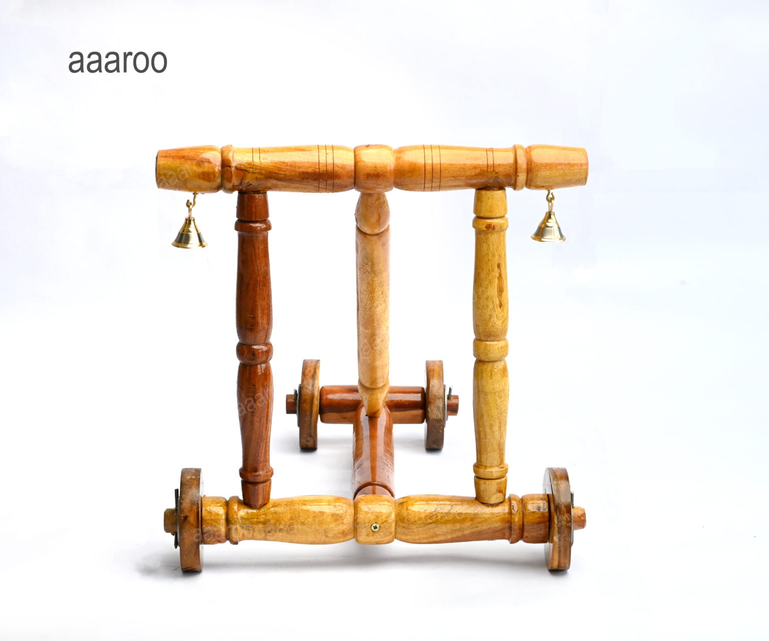 Buy Baby Nadai Vandi | Traditional Wooden Walker | Extra Premium | Anti ...