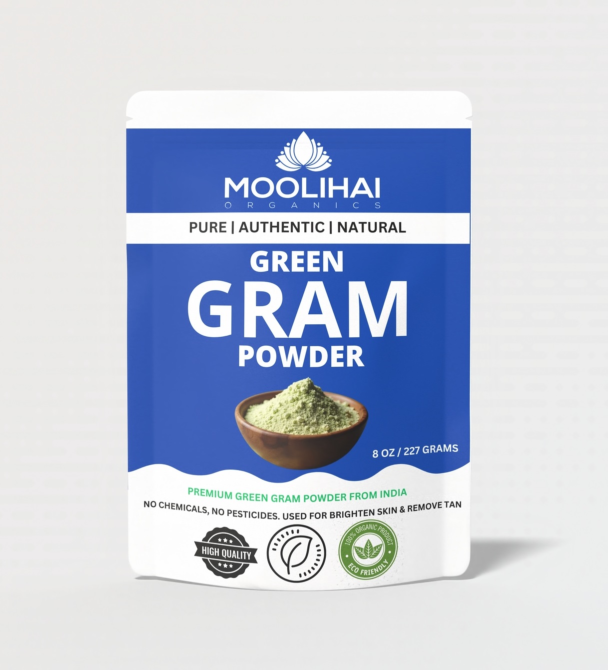 Buy Green Gram Powder | Mung Bean Powder For Skin - Moolihai.com