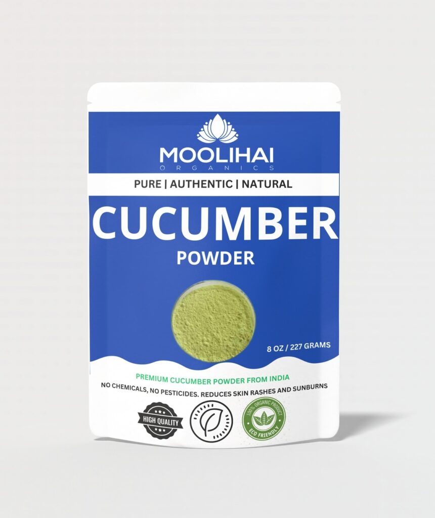 Organic And Fresh Cucumber Powder - Moolihai.com