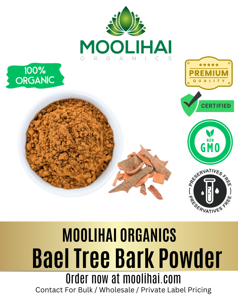 Bael Tree Bark Powder - Vilva Pattai Powder - Moolihai Ayurveda