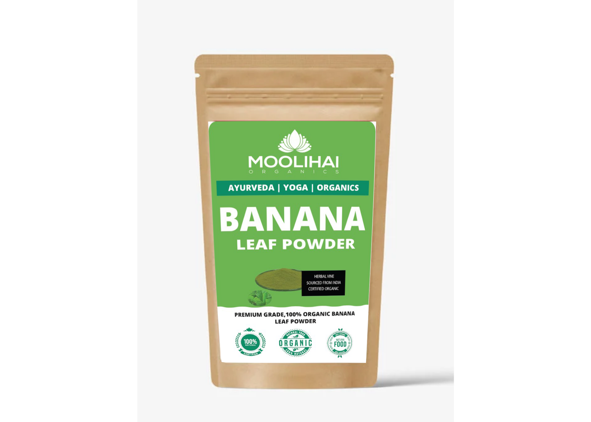 Organic Banana Leaf Powder | Musa Leaf Powder | Vazhai Ilai Powder ...