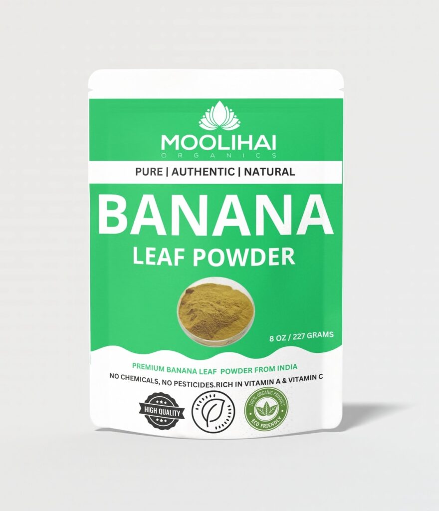 Organic Banana Leaf Powder | Vazhai Ilai Powder - Moolihai Organics